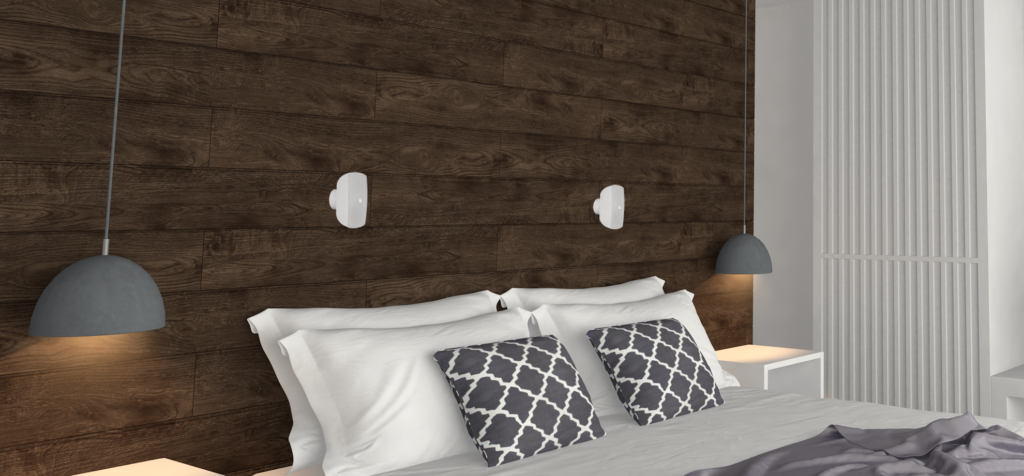 The options of equipping a hotel room with Bluetooth or WiFi-Audio