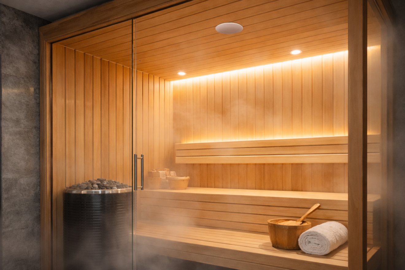 SPKJAZZ2175-W Jazz Sauna speaker, weather and temperature resistant